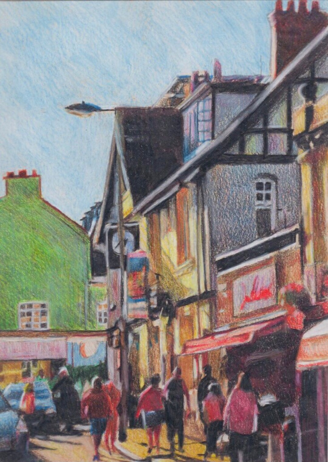 Ilfracombe Devon. Original Coloured Pencil Drawing - Etsy