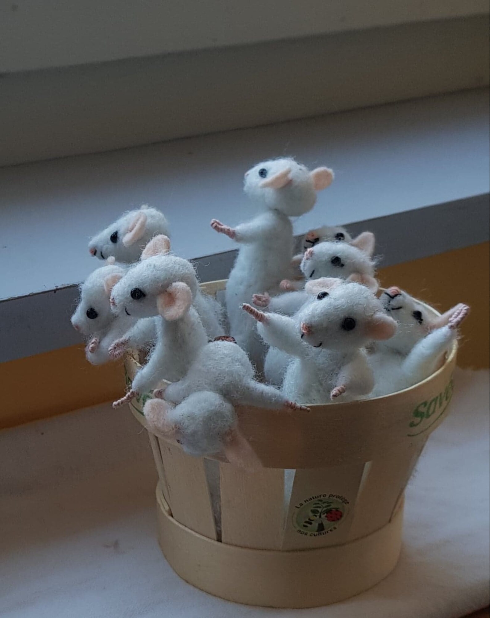 Quilted Felted Wool Mouse. - Etsy