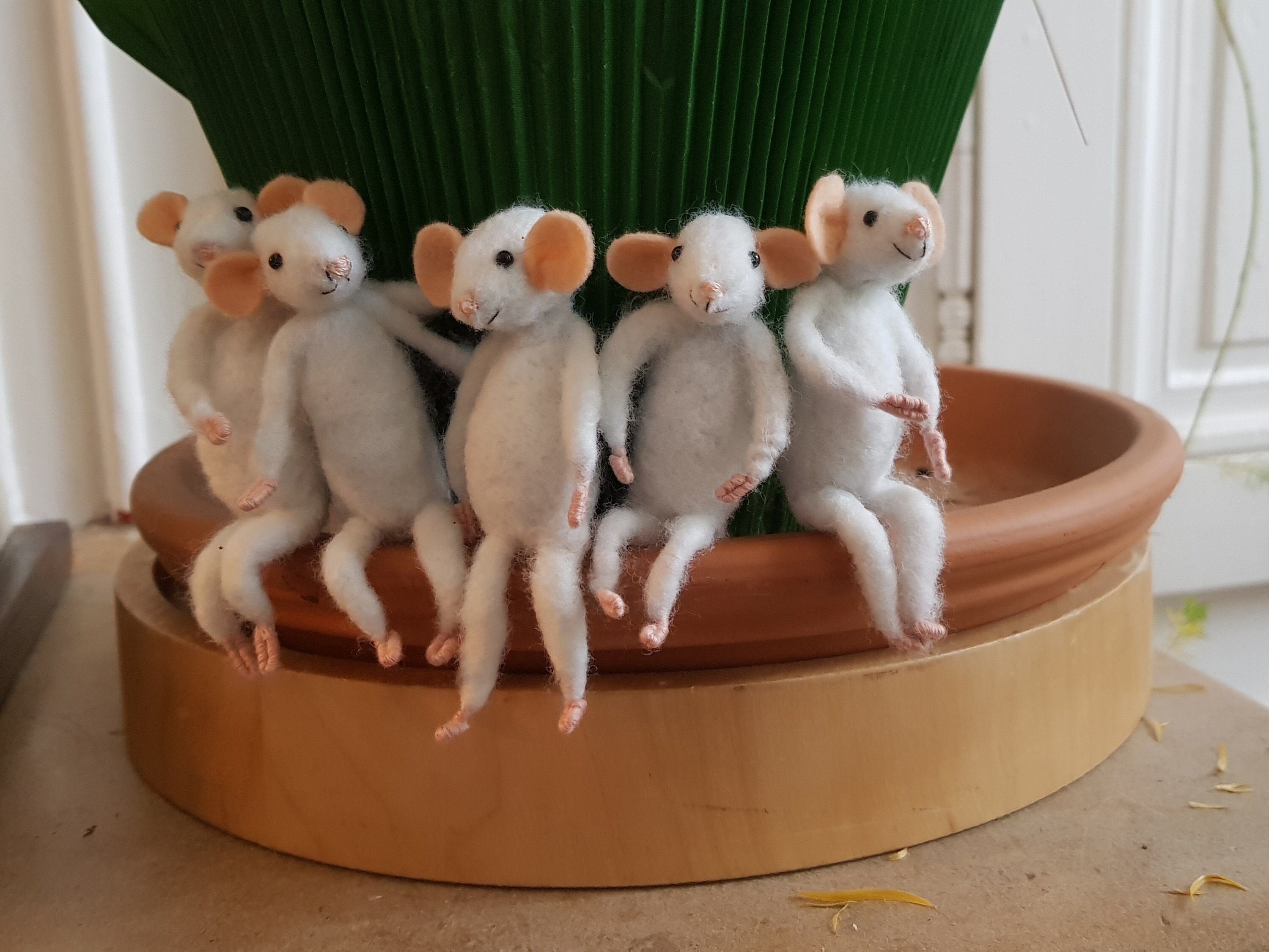 Felted Wool Mouse Pricked. - Etsy UK