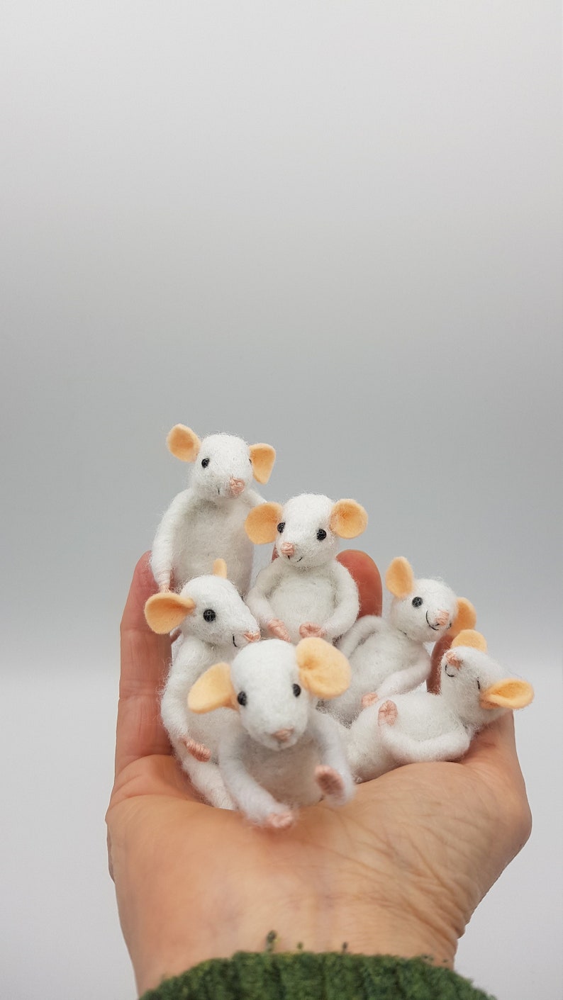 Quilted Felted Wool Mouse. - Etsy