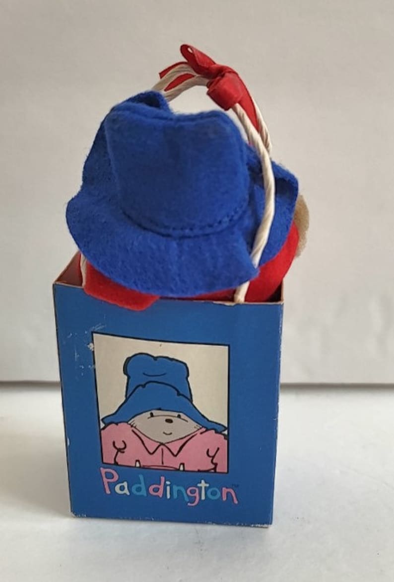 Paddington Bear 5 Miniature in Gift Bag, 1998 Eden Toys Miniature 5 Paddington Bear With Tag in ...