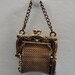 Women's Antique Gold Mesh Change Purse With Chain, 1930's Ladies' Gold ...