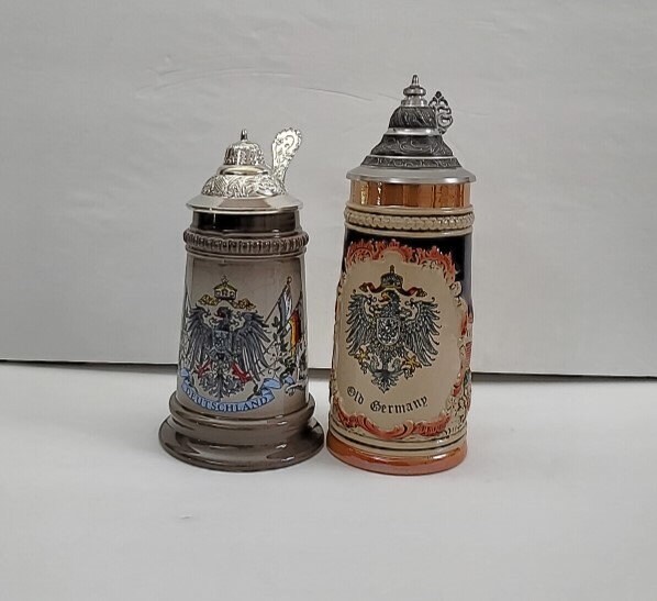 German Beer Steins Both 1993, Larger Stein Willy Neef Triberg Black ...