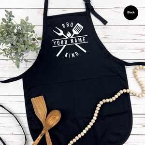 Custom BBQ Apron, Apron for Men, Personalized BBQ Gift Apron, Father's Day Gift, Gift for ...