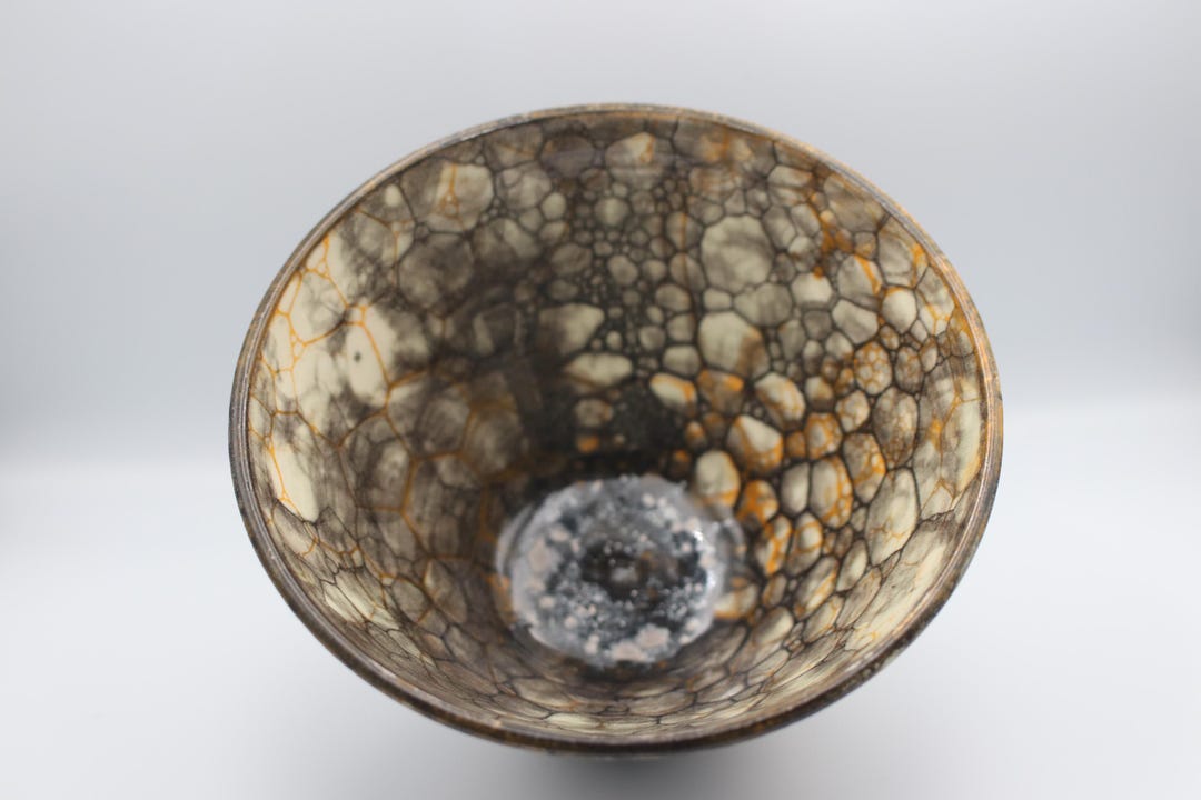 Ceramic Bubble Glazed Bowl - Etsy
