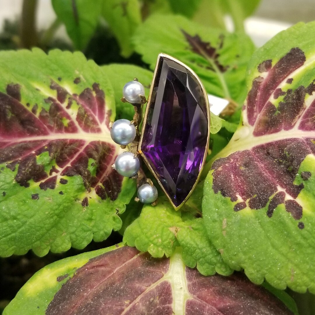 Avant Garde Style Statement Ring - Etsy