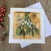 Mistletoe Christmas Card - Etsy