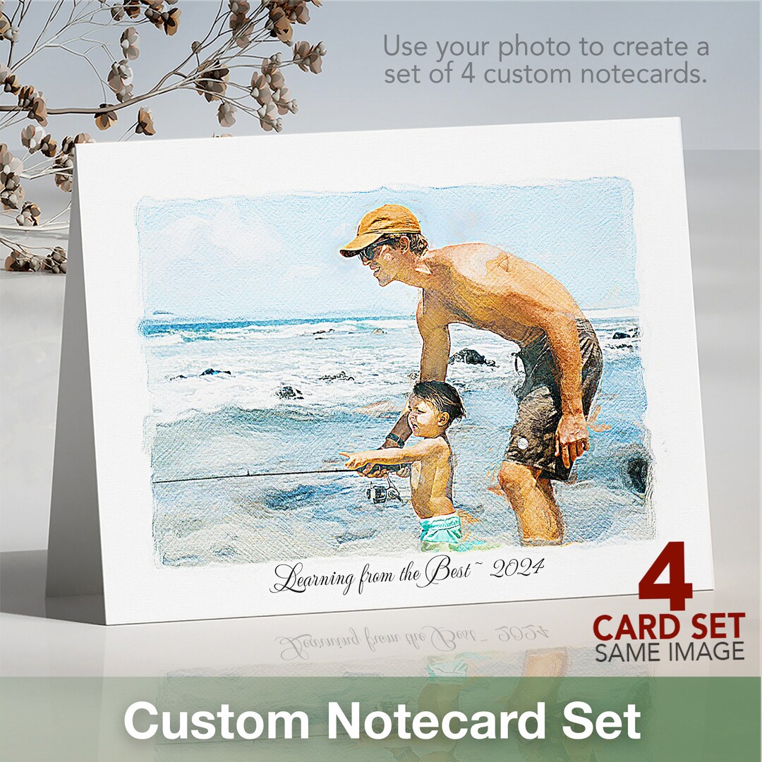 Personalized Cards: Custom Family Portrait Created From Your Favorite ...