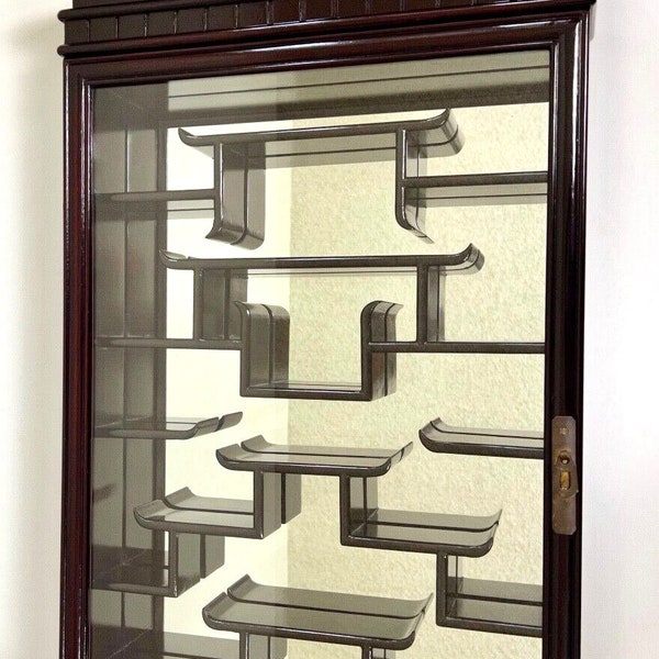 Wall Mounted Curio Display Cabinet - Etsy