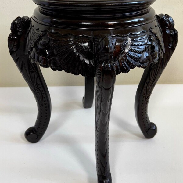 Chinese Carved Table With Stools - Etsy