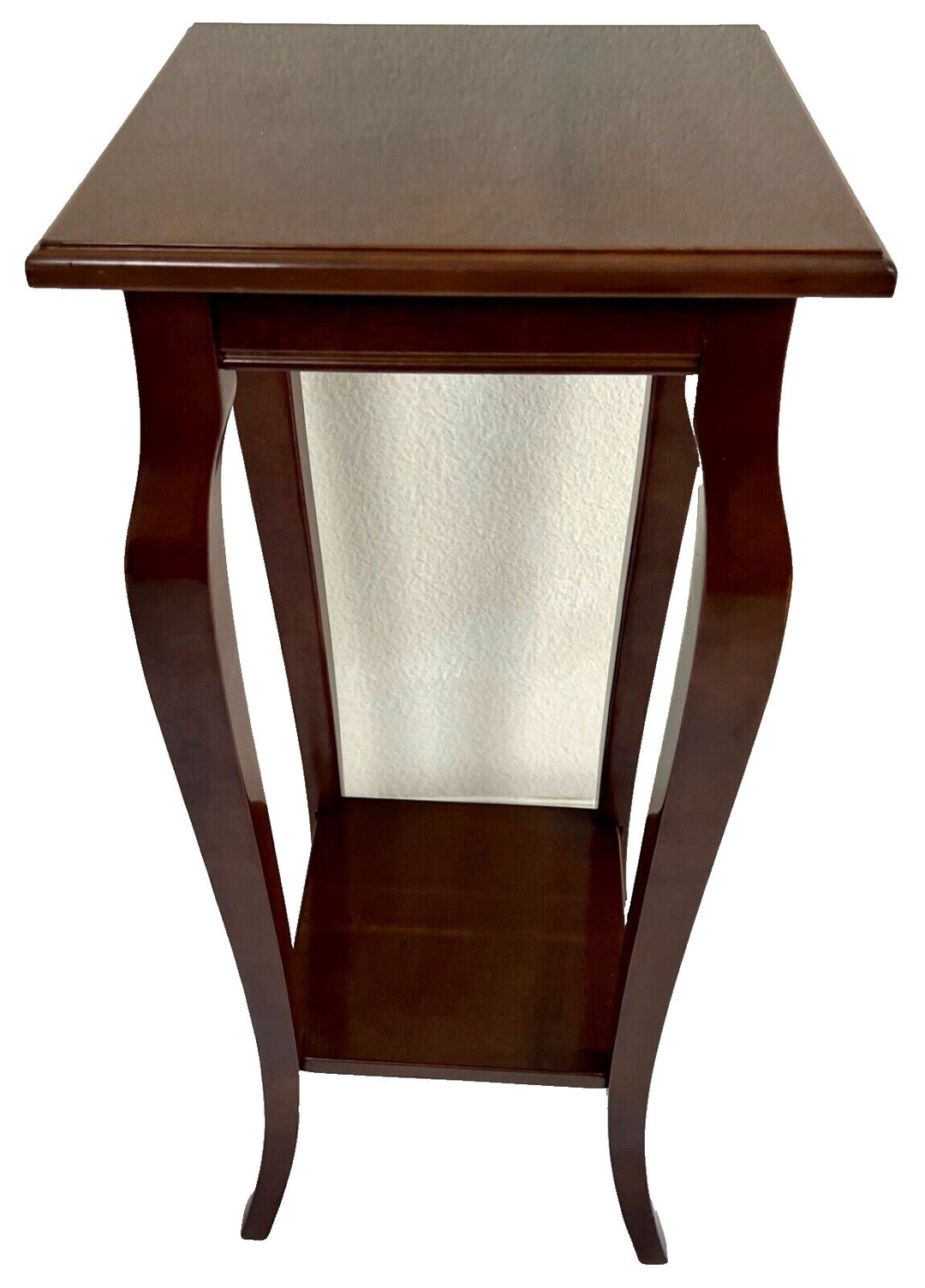 Vintage Bombay Co. Mahogany 2-tier Pedestal Stand Side Table - Etsy