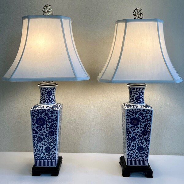 Blue Lamp Shades - Etsy