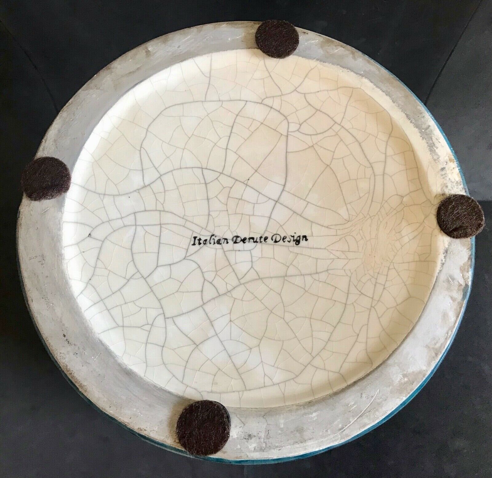 Italian Derute Design Crackle Porcelain Glazed Vase Hand - Etsy