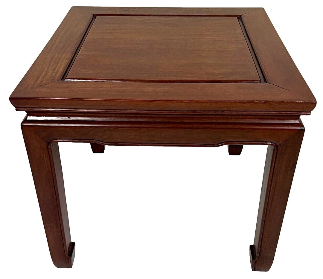 Mid Century Chinese Carved Rosewood Ming Style Side Table - Etsy