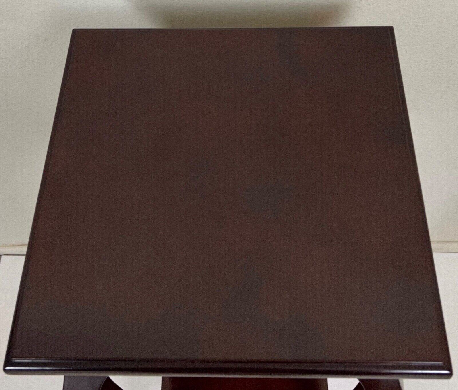 Bombay Co. Mahogany 2-tier Pedestal Stand Side Table - Etsy