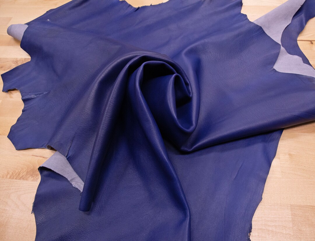 Large Cobalt Blue Lambskin Hide Single Hide - Etsy