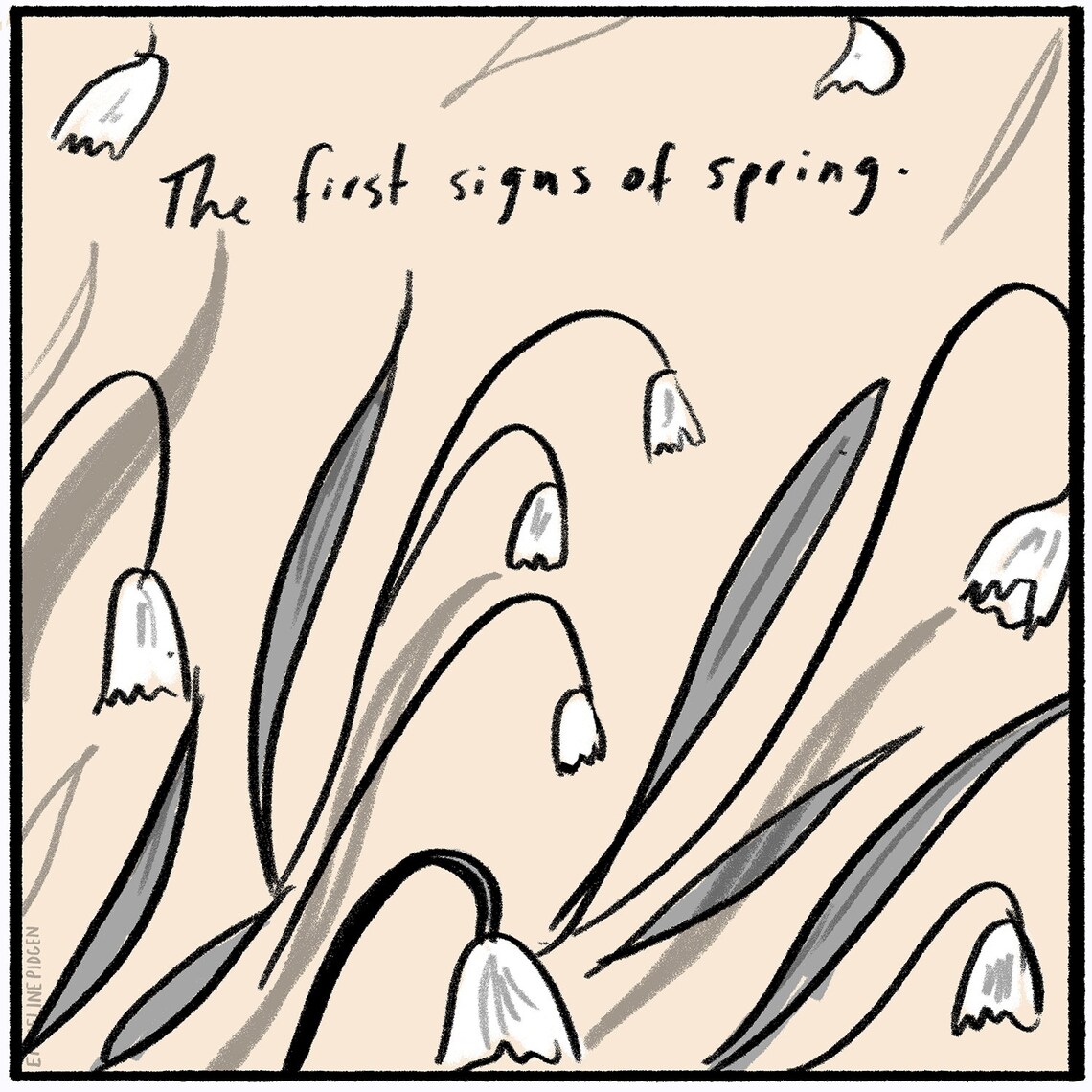 First Signs of Spring instant Digital Download Smallpress Diary Comic ...