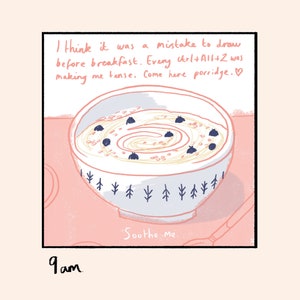 First Signs of Spring Smallpress Diary Comic for Hourly - Etsy