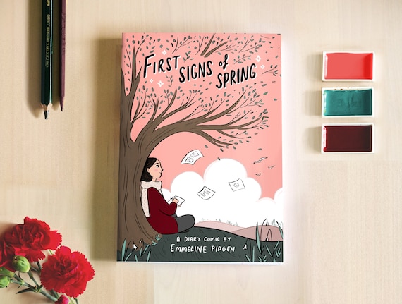 First Signs of Spring Smallpress Diary Comic for Hourly | Etsy
