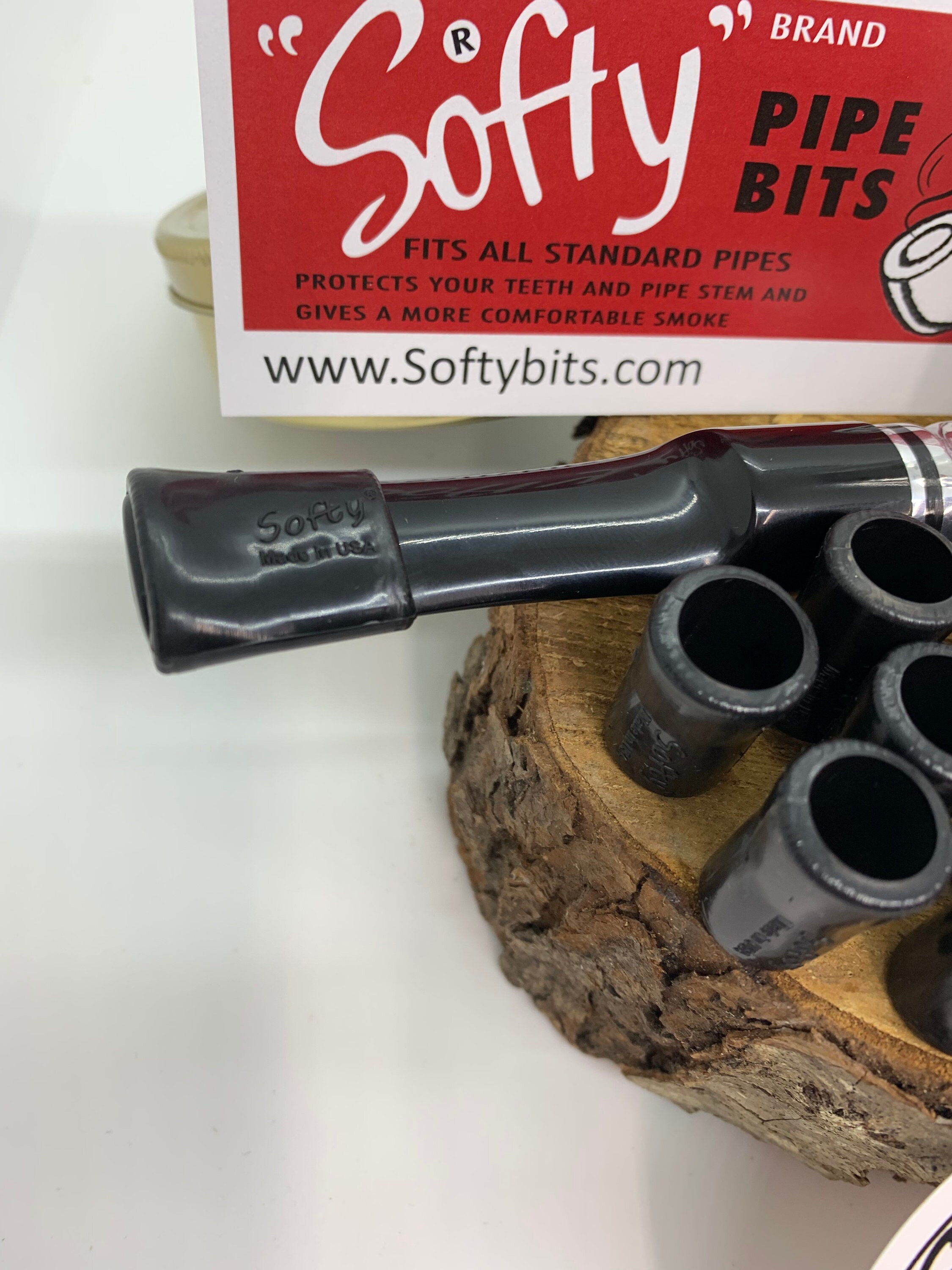 Softy Large 11 Mm. Rubber Tobacco Pipe Bits (14 Pc. Pack) - Etsy