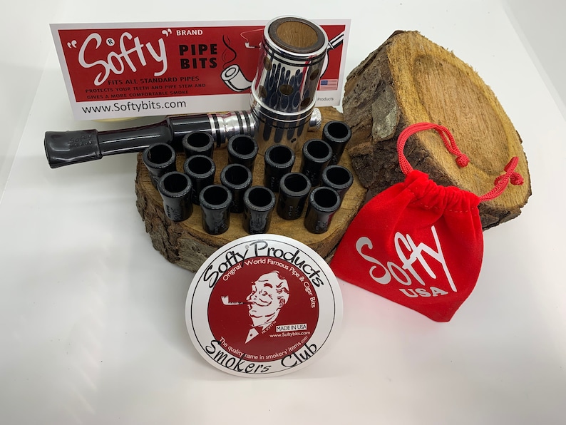 Softy Large 11 Mm. Rubber Tobacco Pipe Bits (14 Pc. Pack) - Etsy