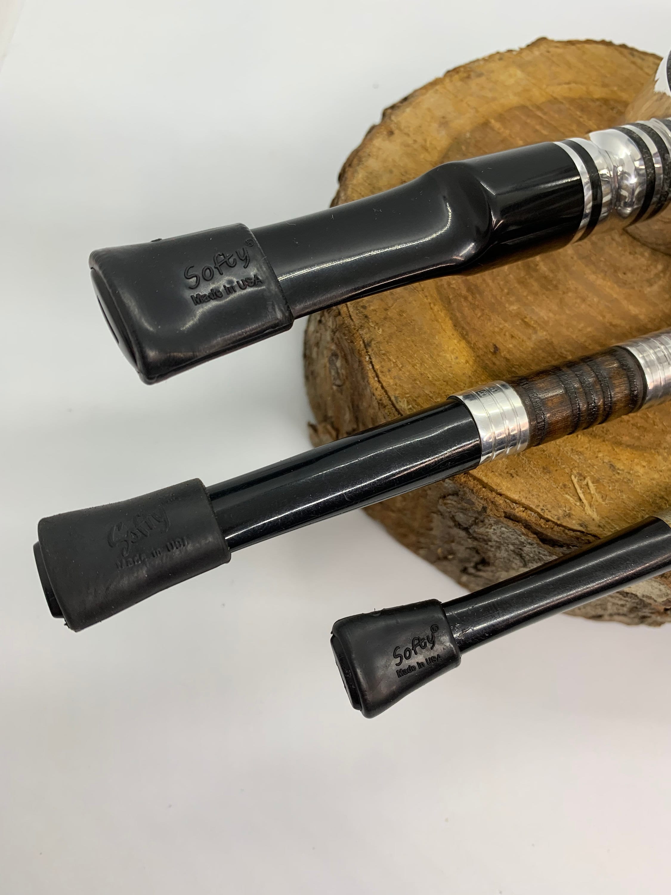 Softy Small, Medium, and Large Rubber Tobacco Pipe Bits Bundle (14 ...