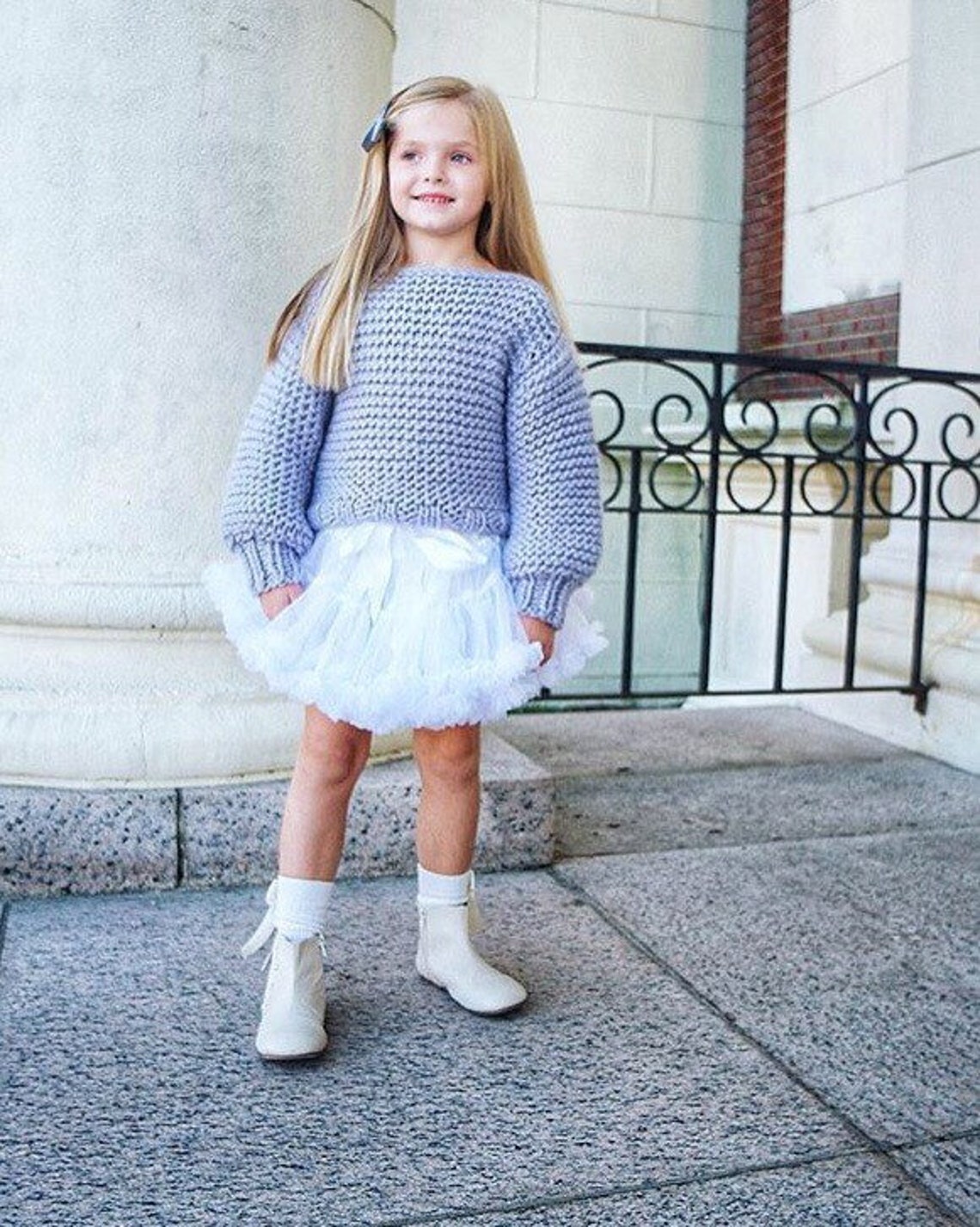 Mini Chunky Knit Sweater. 100% Merino Wool. Handmade in NY | Etsy