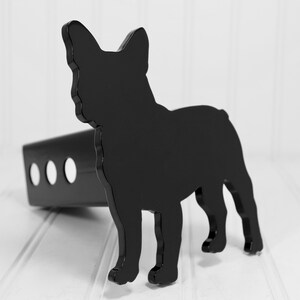Matte Black French Bulldog Hitch Cover - Etsy