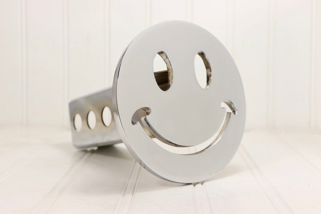 Chrome Smiley Face Hitch Cover, Free Shipping - Etsy