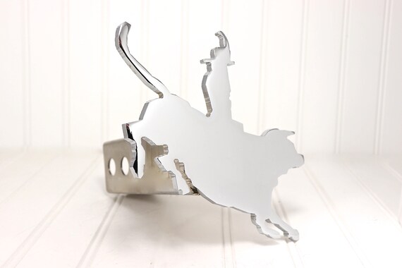 Chrome Bull Riding Hitch Cover - Etsy