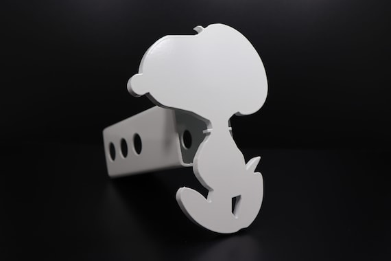 Satin White Snoopy Hitch Cover Free Shipping - Etsy