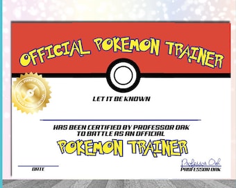 Trainer Certificate | Etsy