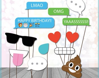 Emoji Photo Booth | Etsy