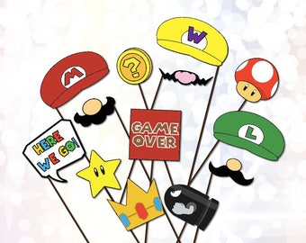 Mario Photo Props | Etsy