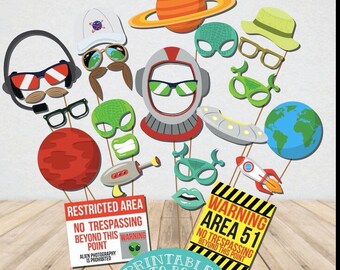 Space Theme Photo Booth - Etsy UK