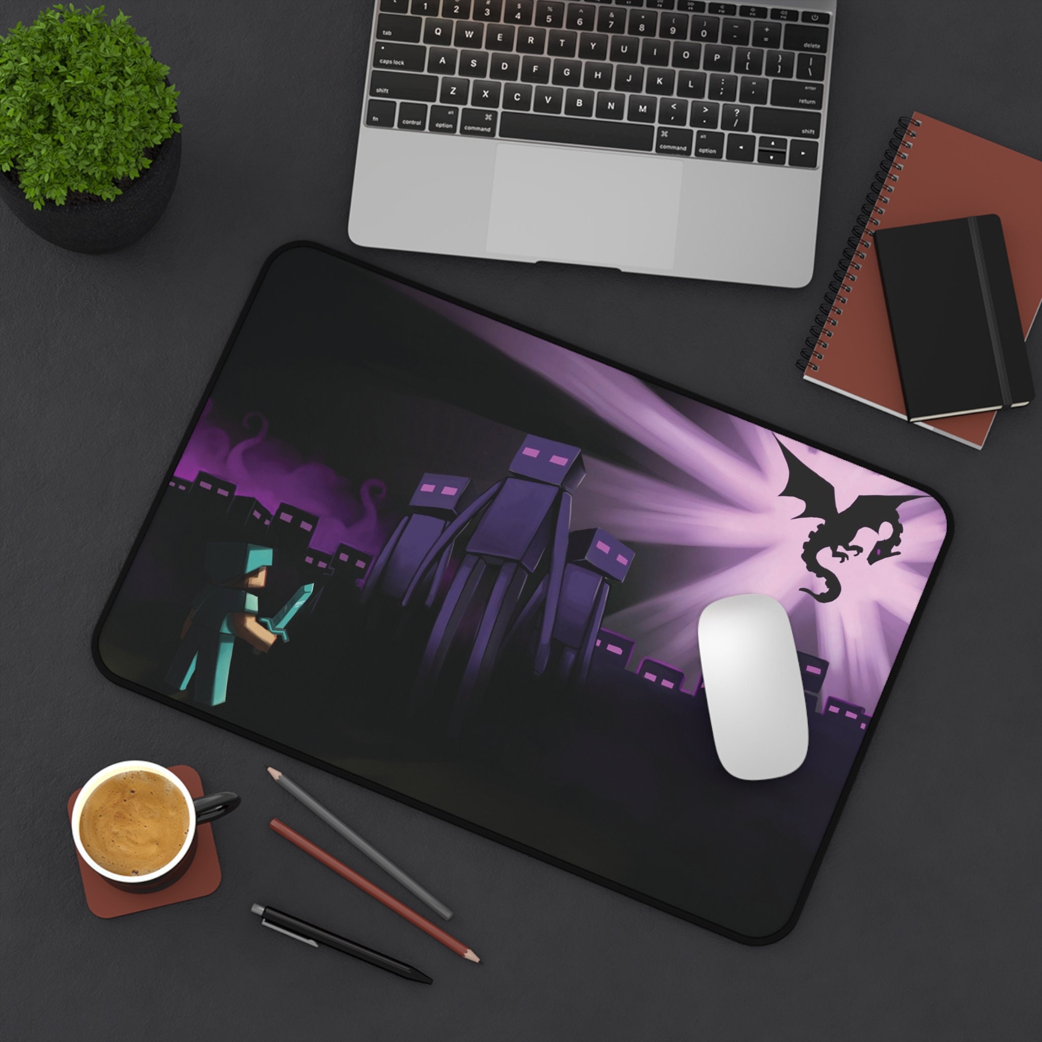 Minecraft Gaming Mat Video Game Gamer Desk Mat Mousepad Mouse Pad Gamer ...