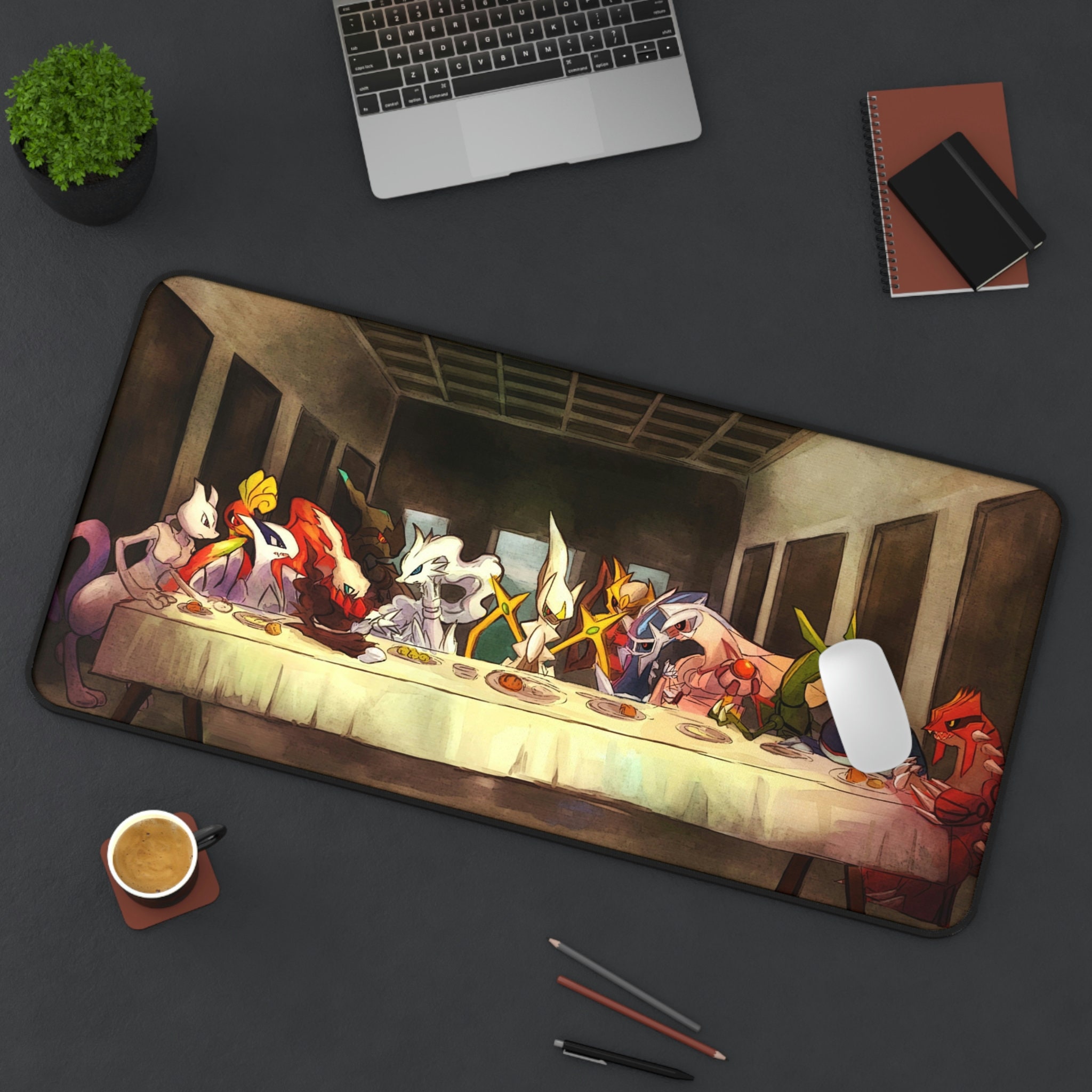 The Last Supper Pokemon Video Game Gamer Desk Mat Mousepad - Etsy