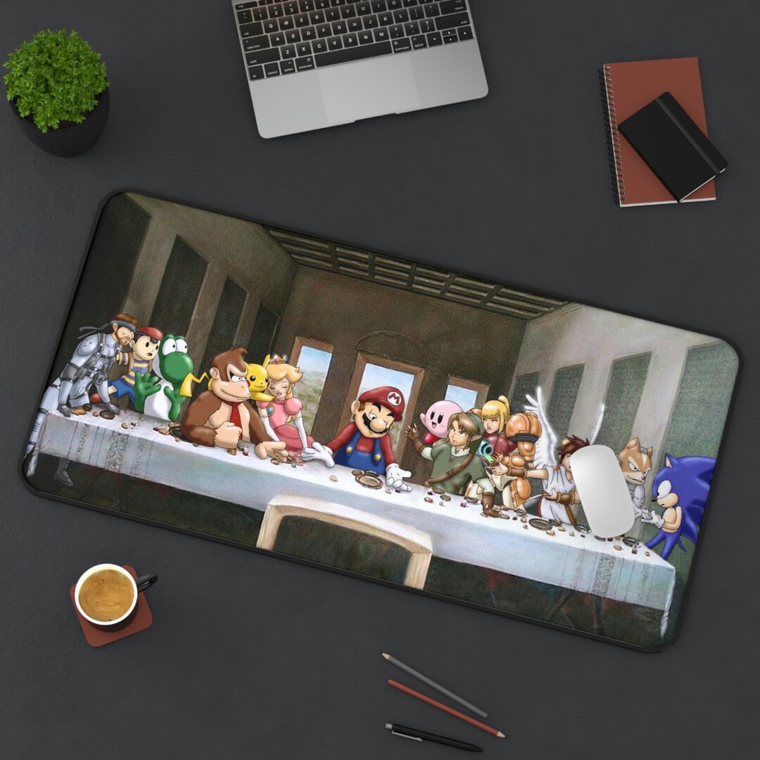 The Last Supper Video Game Gamer Desk Mat Mousepad Mouse Pad Gamer Gift ...