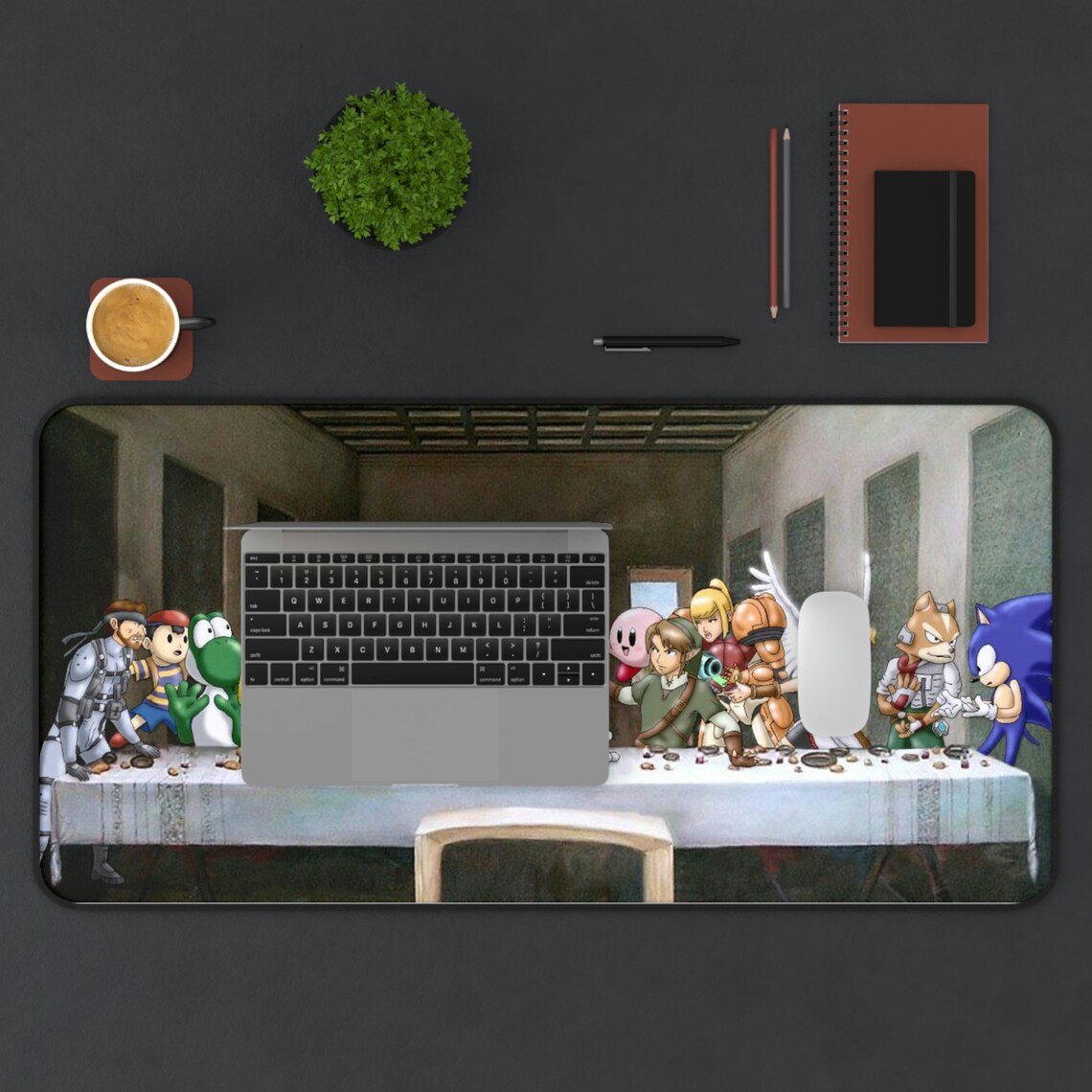 The Last Supper Video Game Gamer Desk Mat Mousepad Mouse Pad Gamer Gift ...