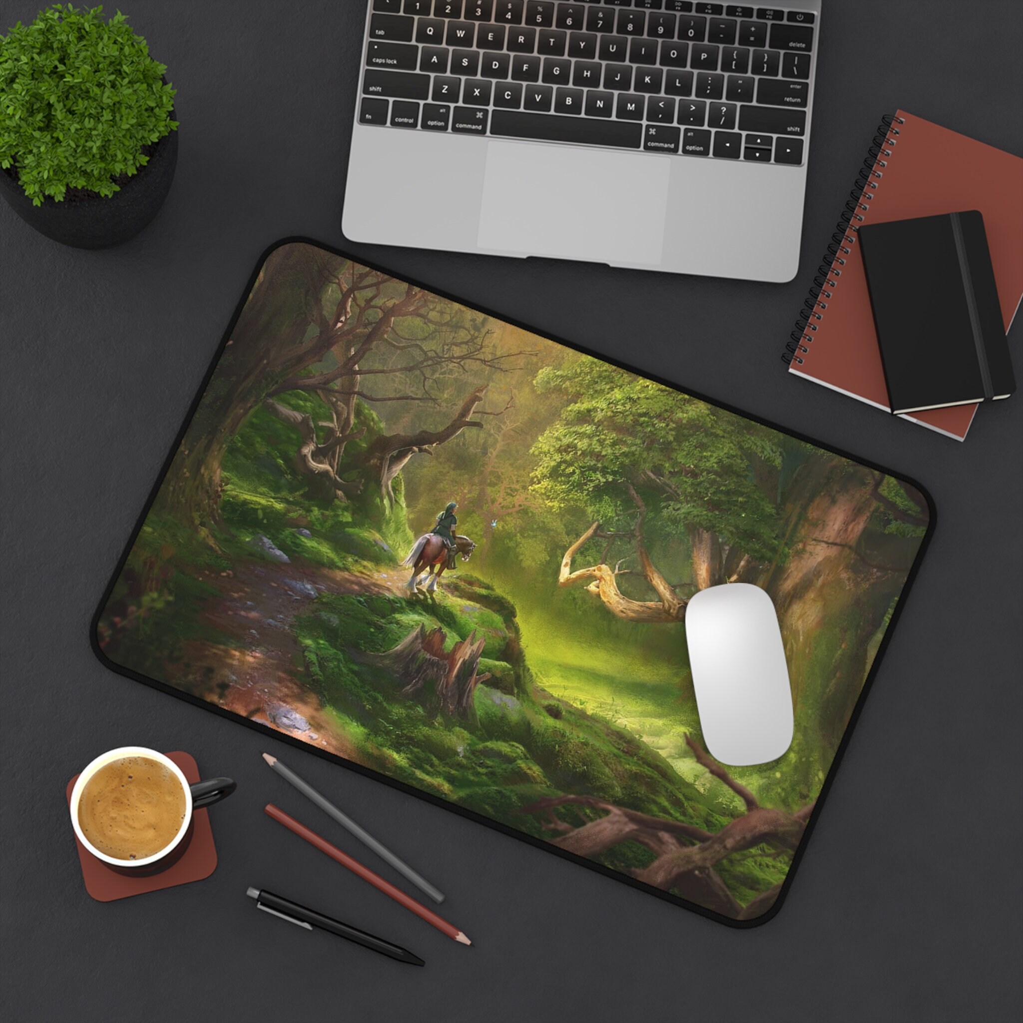 The Lost Woods Desk Mat Gamer Mousepad Anime Mouse Pad Z E L D - Etsy