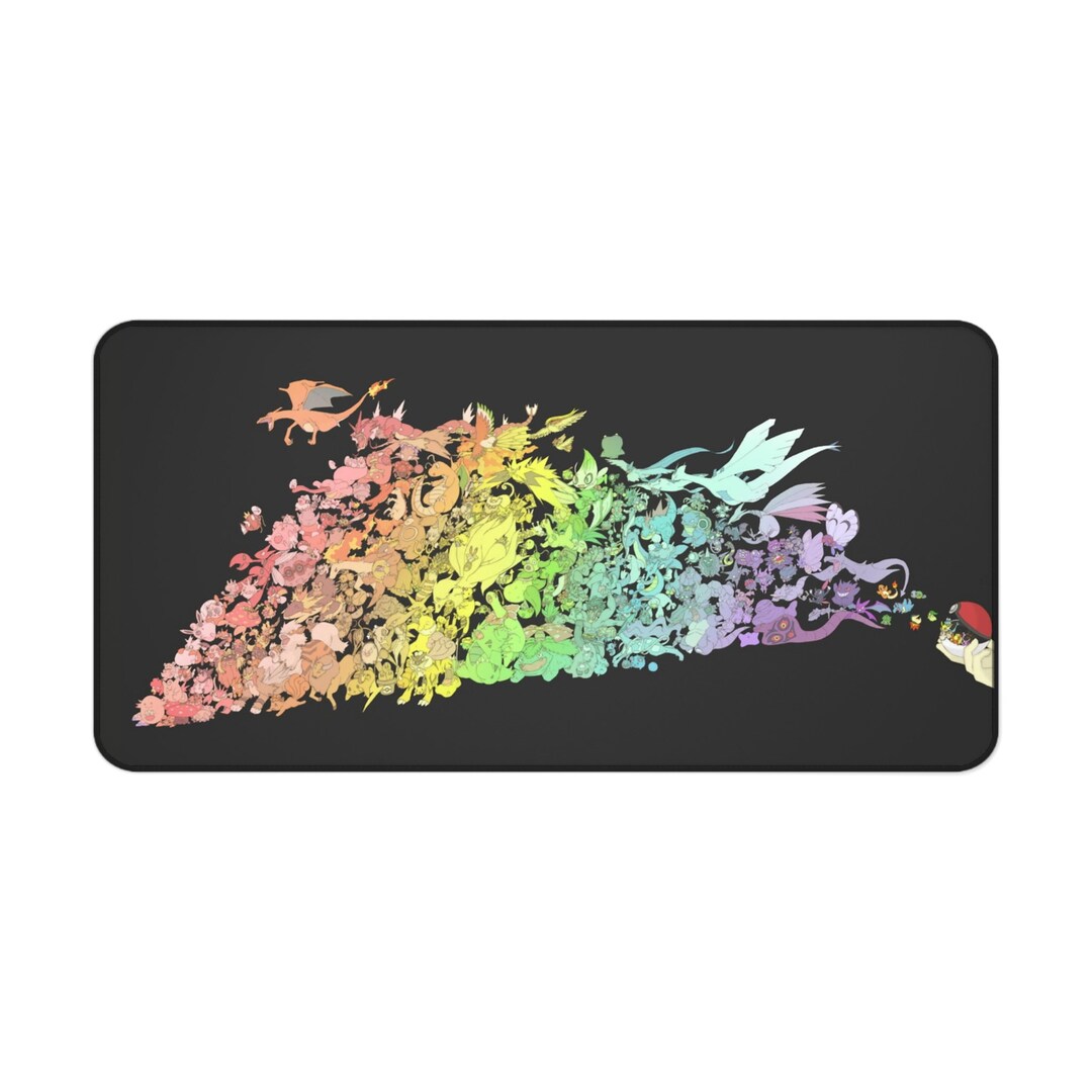 Desk Mat Mousepad Gamers Desk Pad Mouse Pad for Gaming Poke Mousepad ...