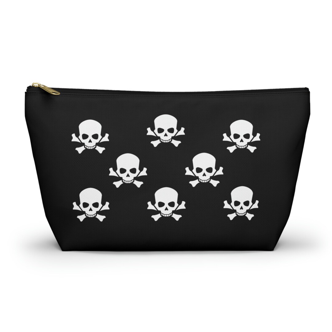 Gothic Makeup Bag, Skull Bag, Horror Pencil Case, Spooky Accessories ...