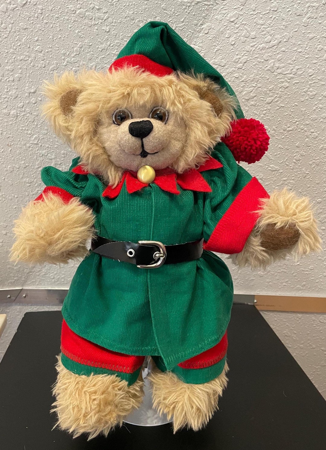 Bear Christmas Elf Bear - Etsy