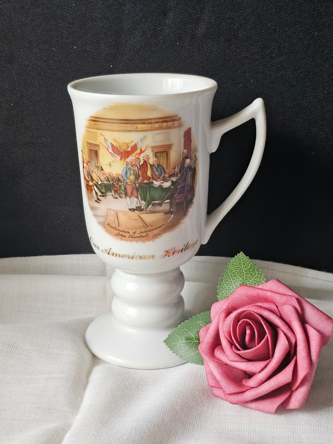 Declaration of Independence Tall Porcelain Coffee Mug - John Trumbull ...