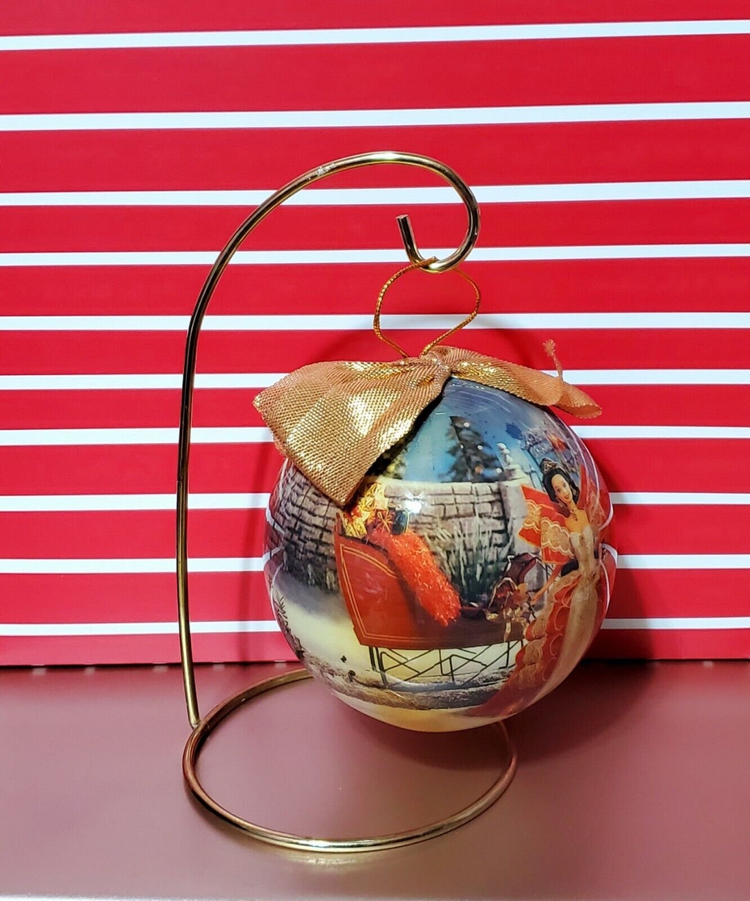 Vintage 1997 Holiday Barbie Ornament: Decoupage Christmas Decor - Etsy