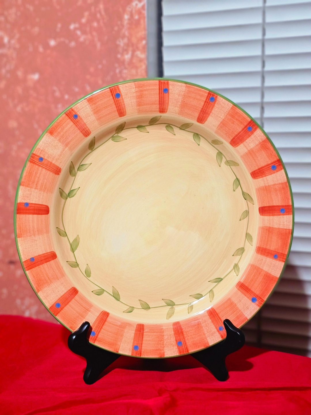 Pfaltzgraff NAPOLI Stoneware Dinner Decorative Plate 11.7 Hand-painted ...