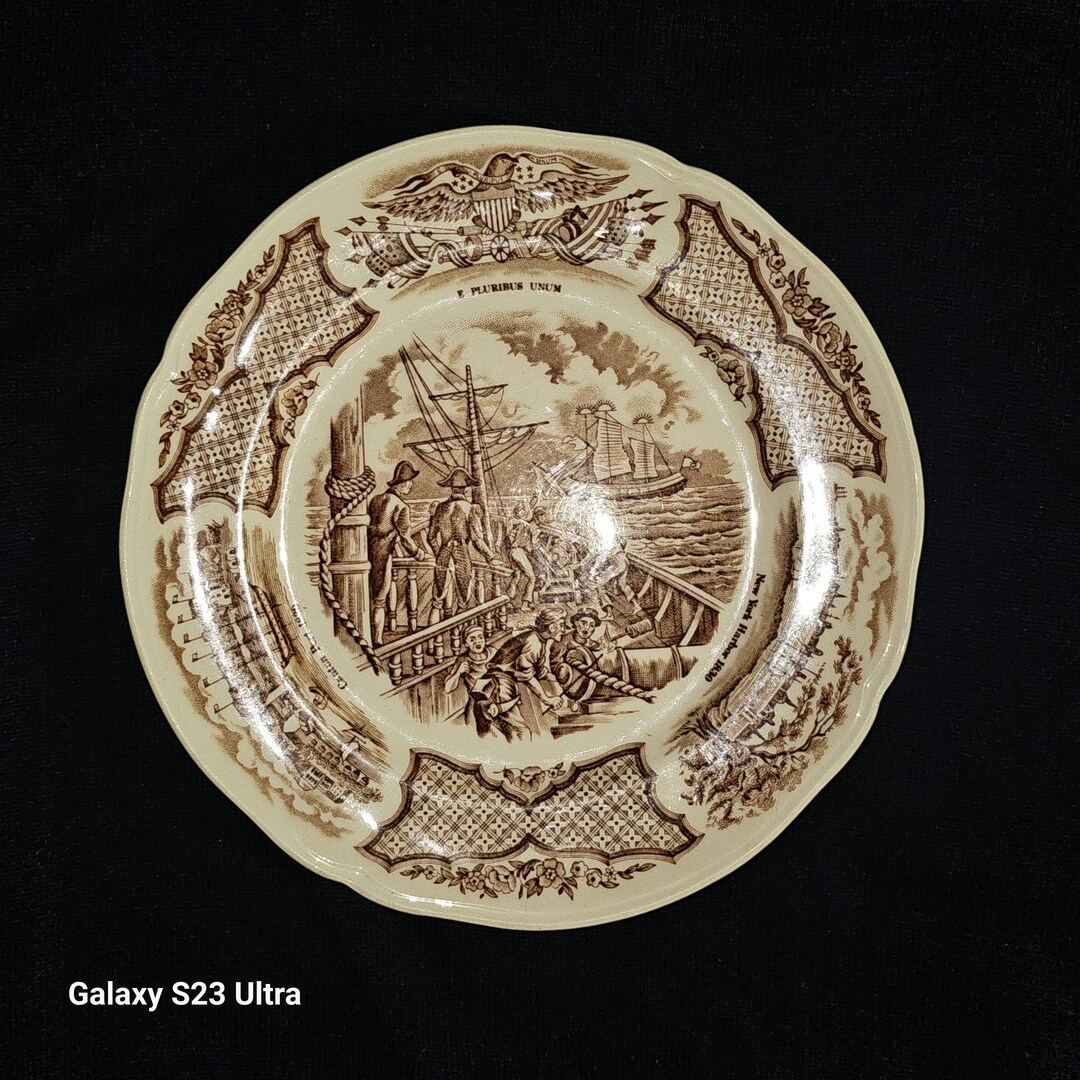Vintage Fair Winds Historical Plate: Chinese Export Scene, Alfred ...