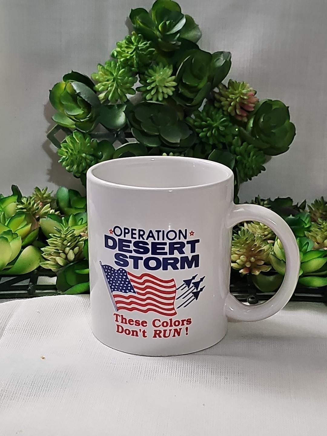 Vintage Operation Desert Storm Coffee Mug: Patriotic Military Gift - Etsy