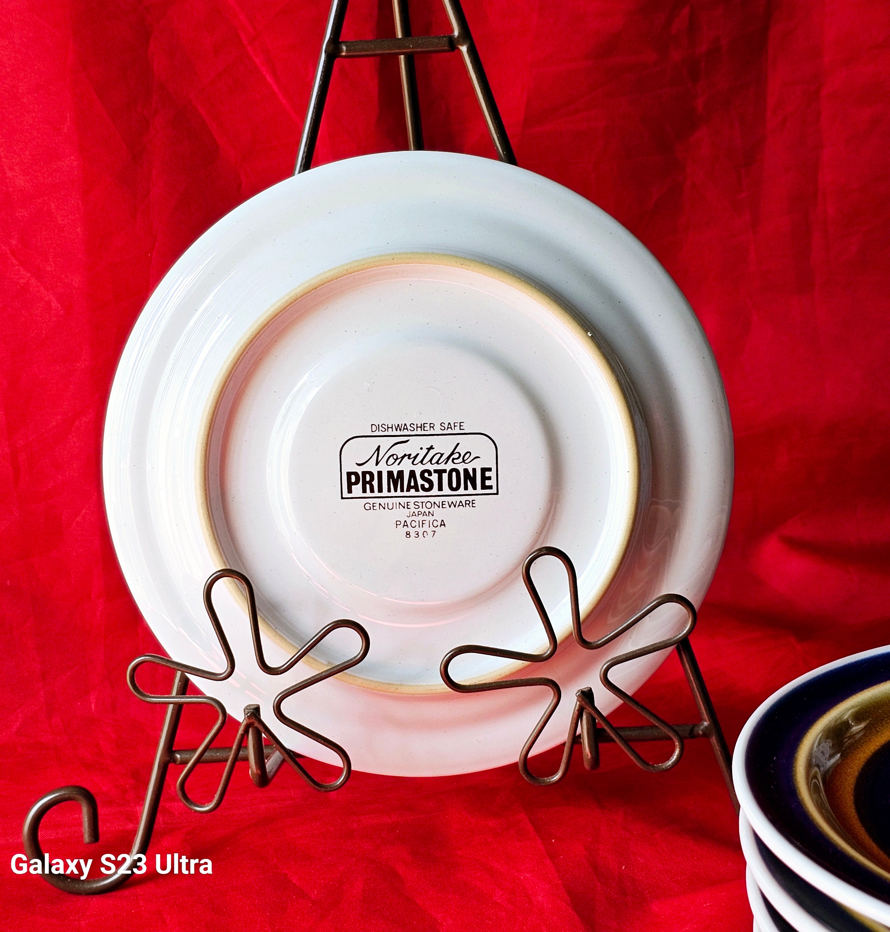 Set of 6 Noritake Primastone Made in Japan Stoneware pacifica 8307 ...