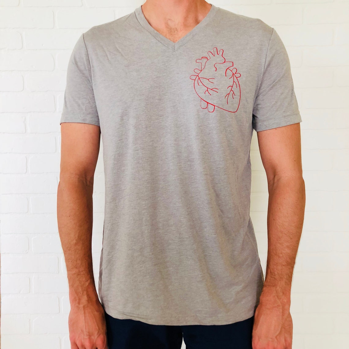 Anatomical Heart Tee Shirt | Heart T Shirt | Nursing T Shirt | Nurse ...